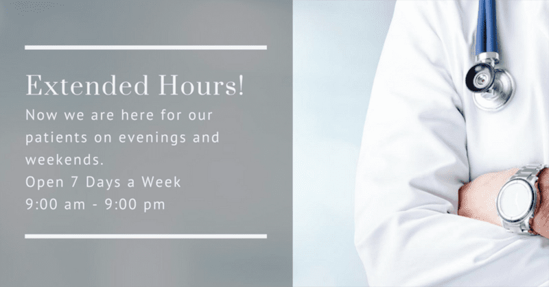 Extended Hammond Hours! - Midwest Express Clinic